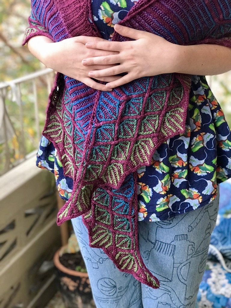 Gothic Arches shawl – Leela Frankcombe's designs